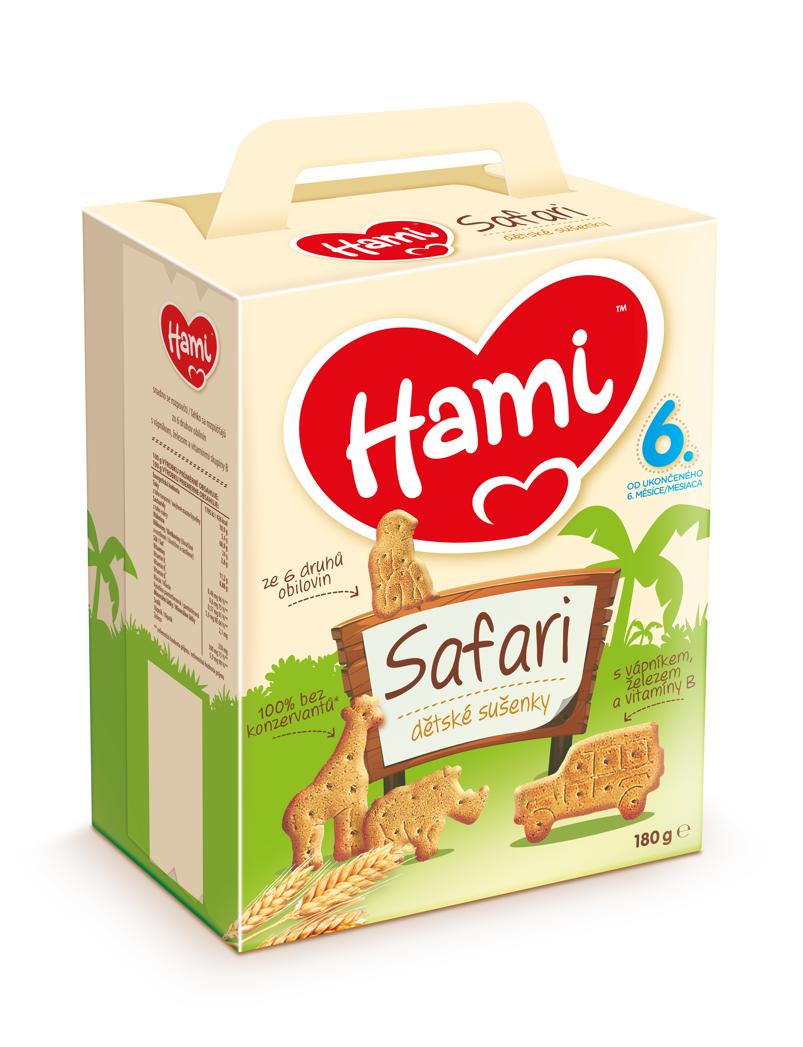 Hami Safari se 6 cereáliemi: sušenky pro děti od uk. 6 měsíce - Klub ...